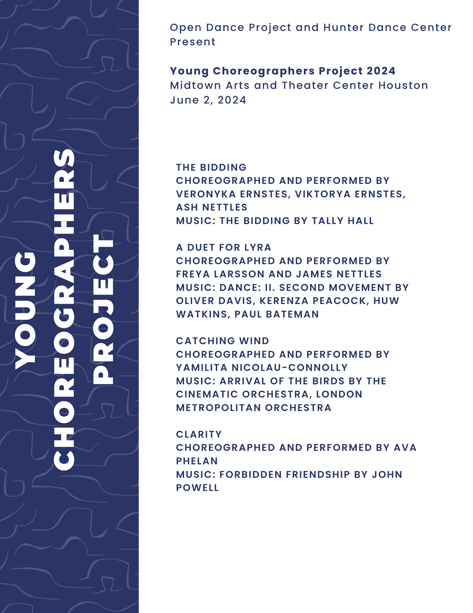 Young Choreographers Project - Open Dance Project